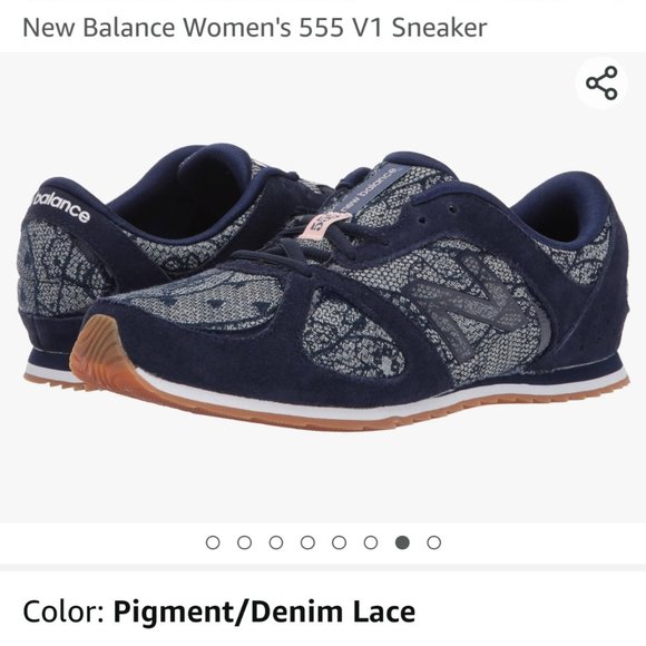 New Balance | Shoes | New Balance 555 Sneaker Denim Lace | Poshmark